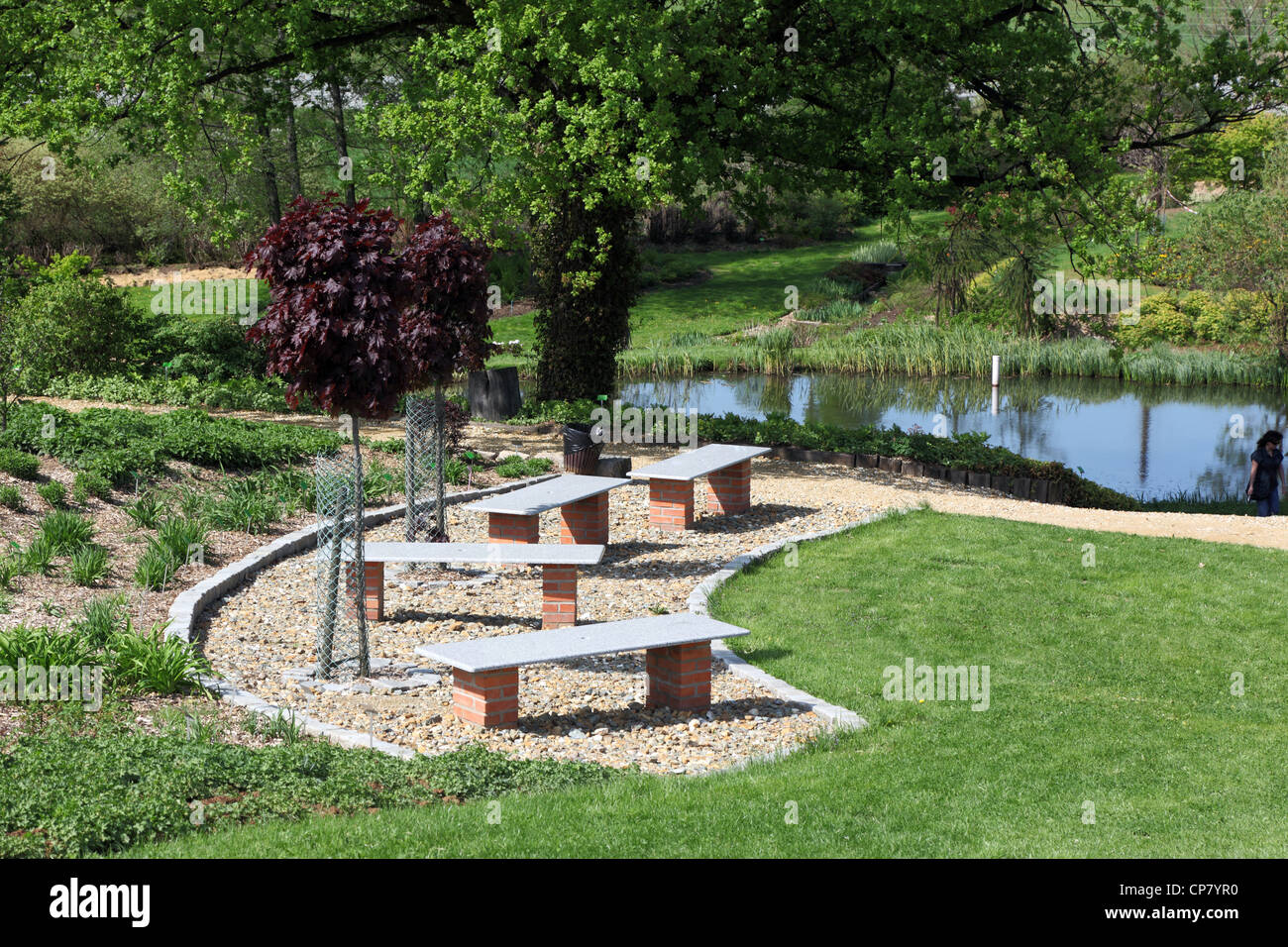 Arboretum in spring Stock Photo - Alamy
