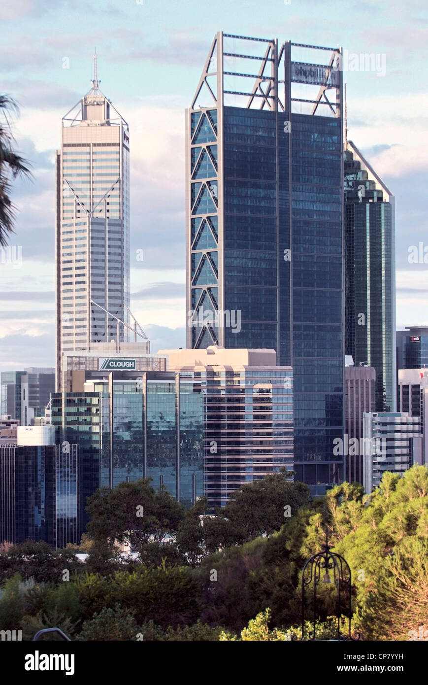 AUSTRALIA Western Australia Perth skyline. Central Business District ...