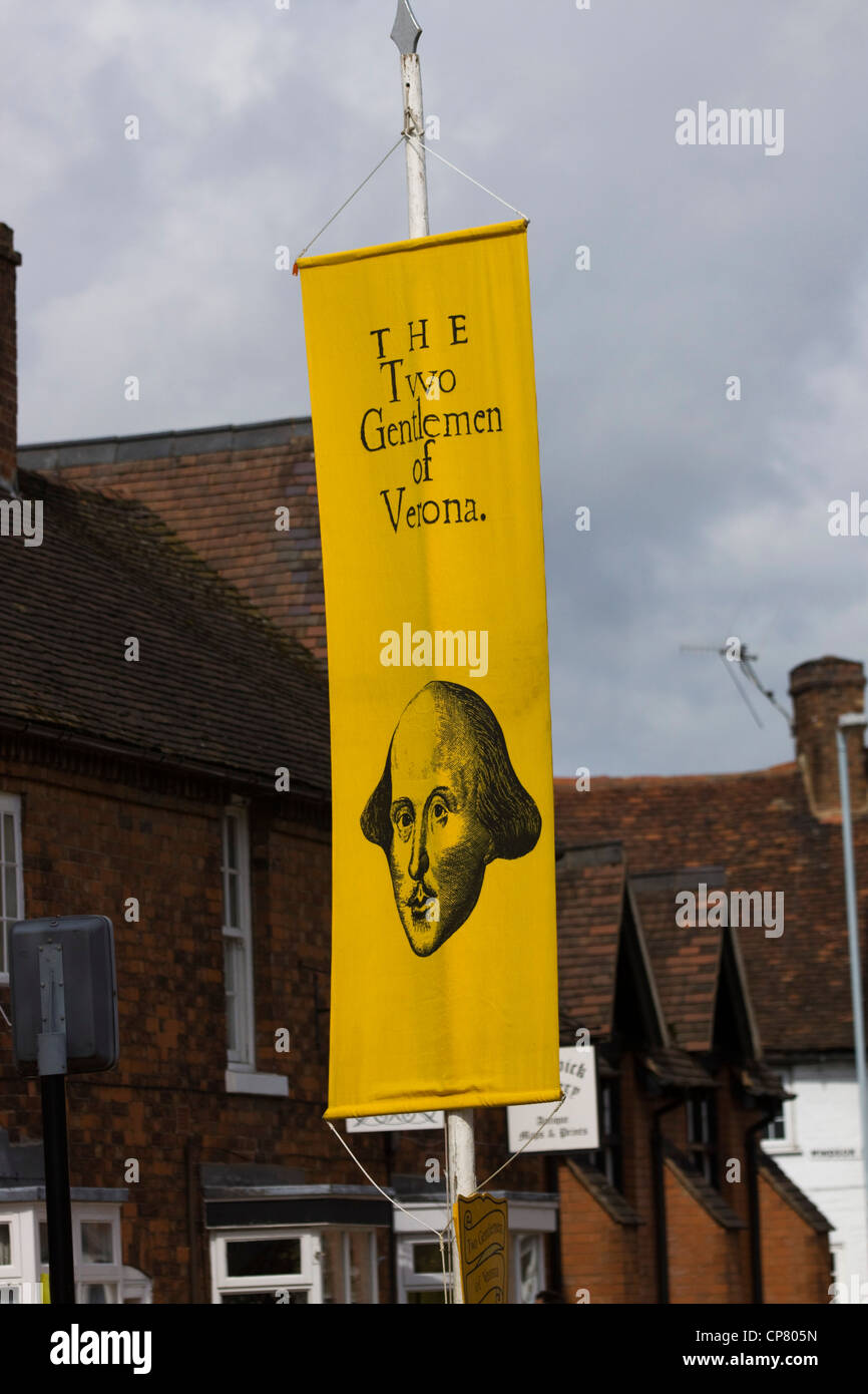 Banner for the Shakespeare birthday celebration in Stratford Upon Avon ...