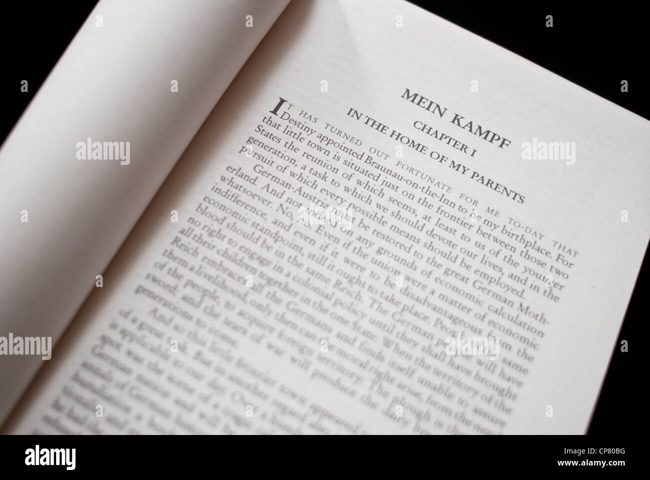 First page of "Mein kampf" ( the English translation available in India ...