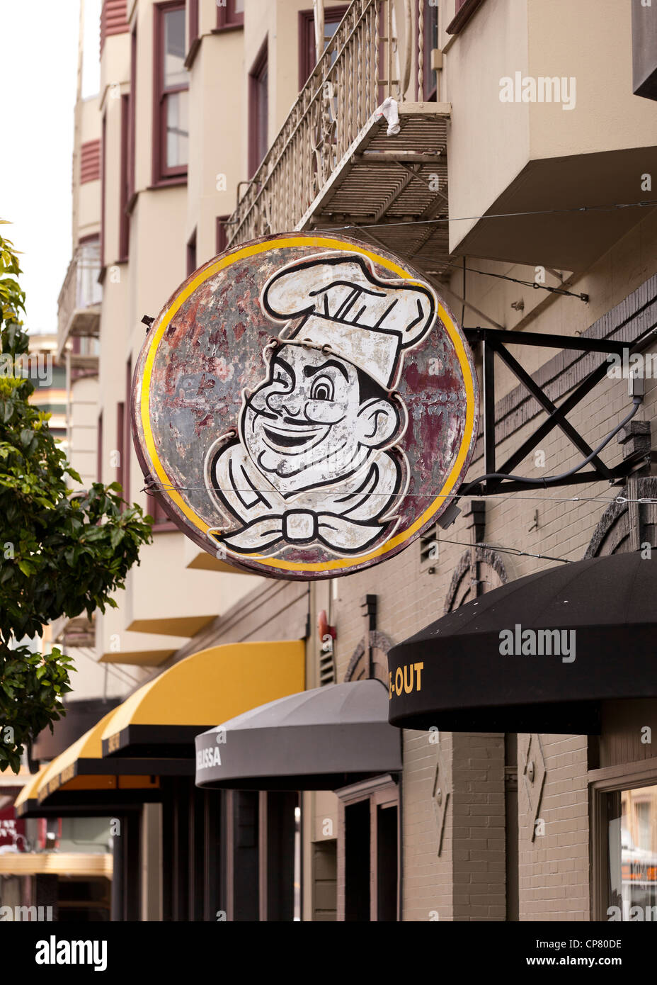 Old bakery sign hi-res stock photography and images - Alamy