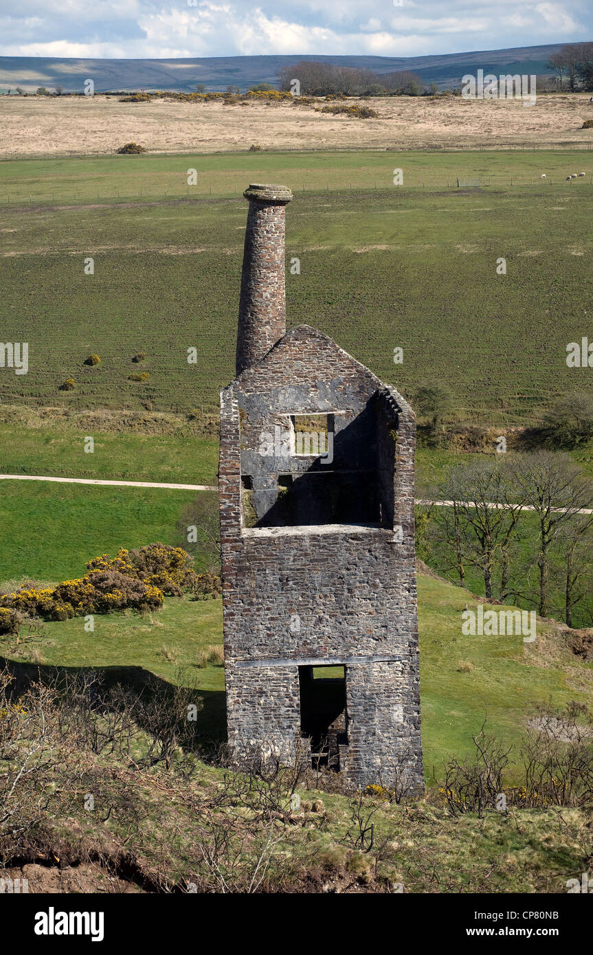 Wheal Betsy,engine house,mining on Dartmoor,Mary Tavy Stock Photo - Alamy