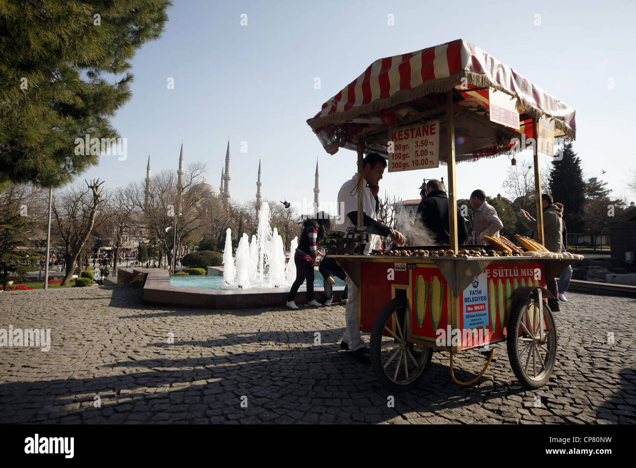 Chestnut stall hi-res stock photography and images - Alamy