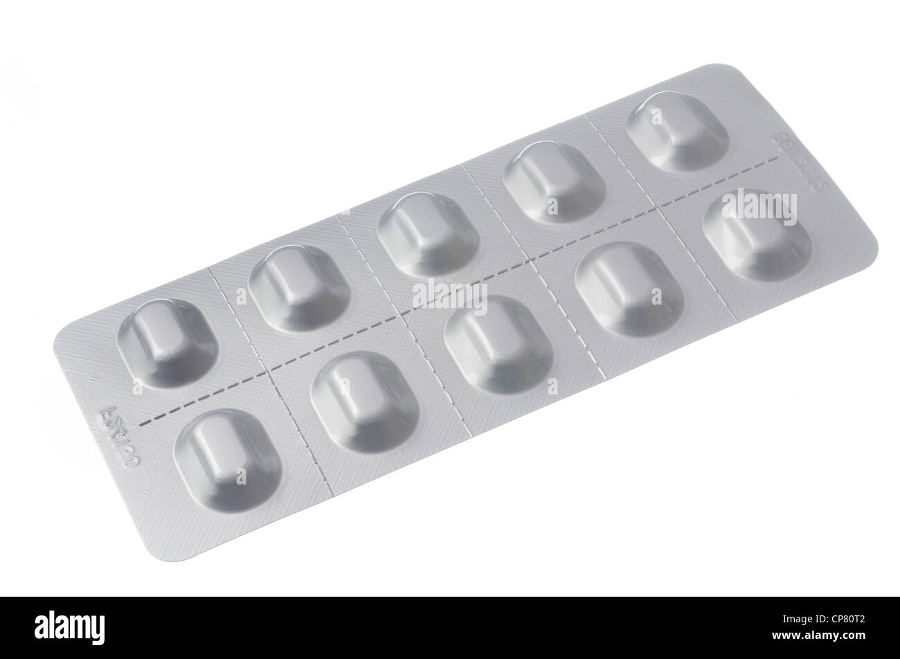 Pills in a blister pack Stock Photo - Alamy