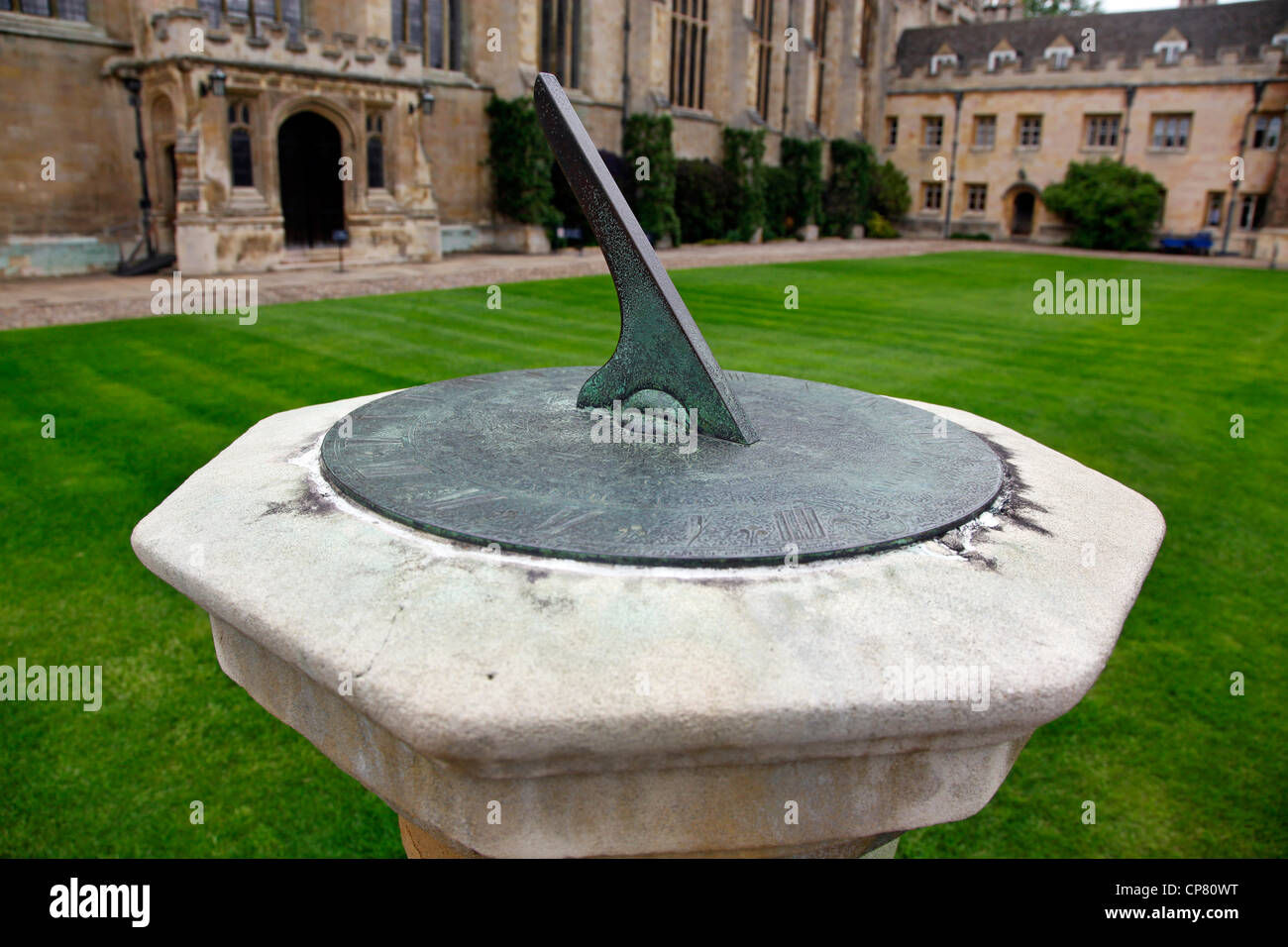 Sundial at Trinity College, Cambridge, England Stock Photo - Alamy