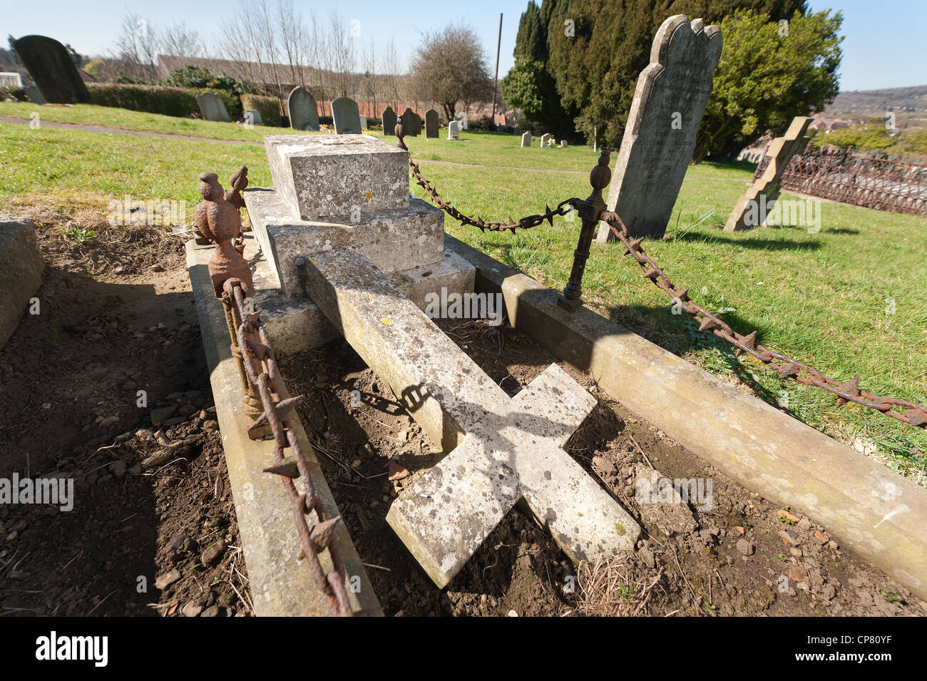 Vandalism in village churchyard, keepers of the grave devastated by ...