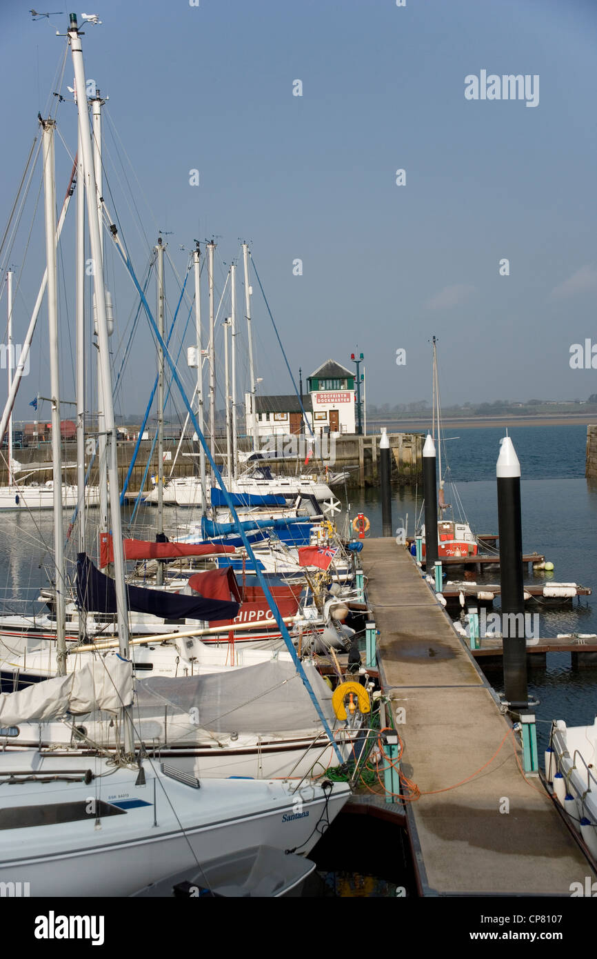 Victoria Dock in Caernarfon North Wales Stock Photo - Alamy