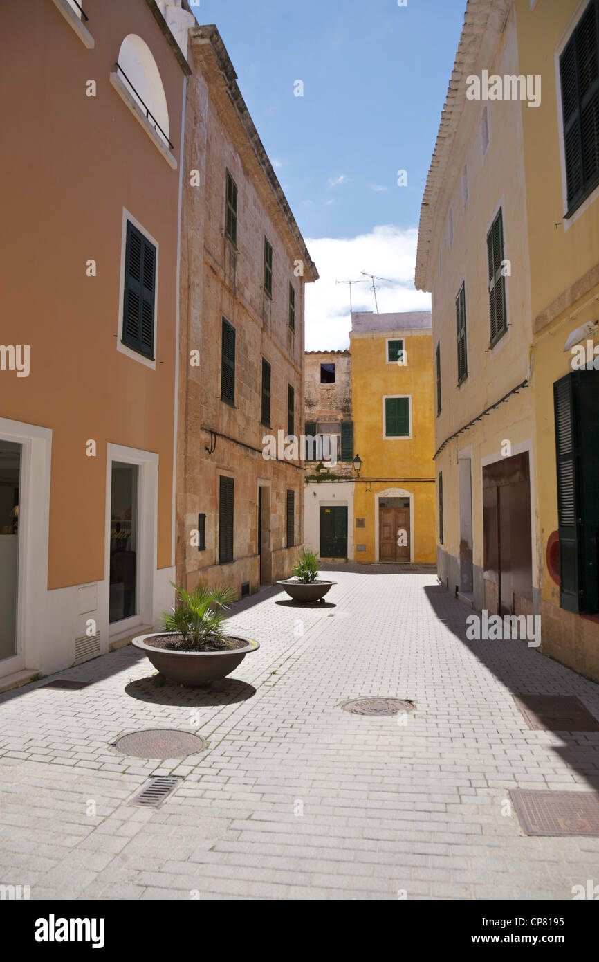 Ciutadella city at Menorca island in Spain Stock Photo - Alamy