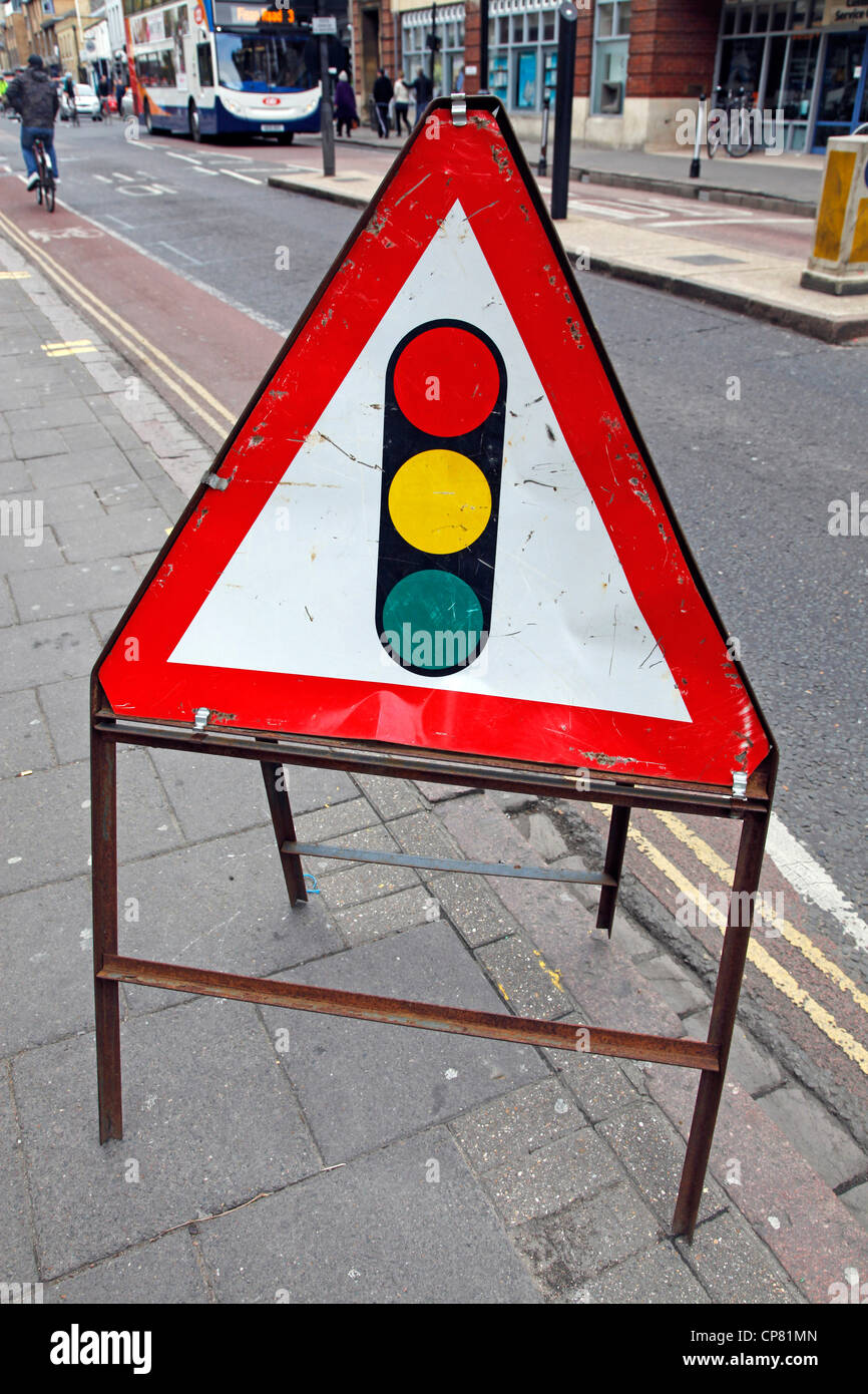 Triangular warning signs hi-res stock photography and images - Alamy