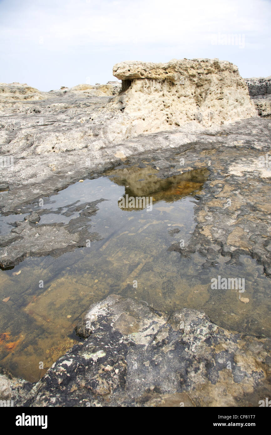 rock seaside at Menorca island in Spain Stock Photo - Alamy