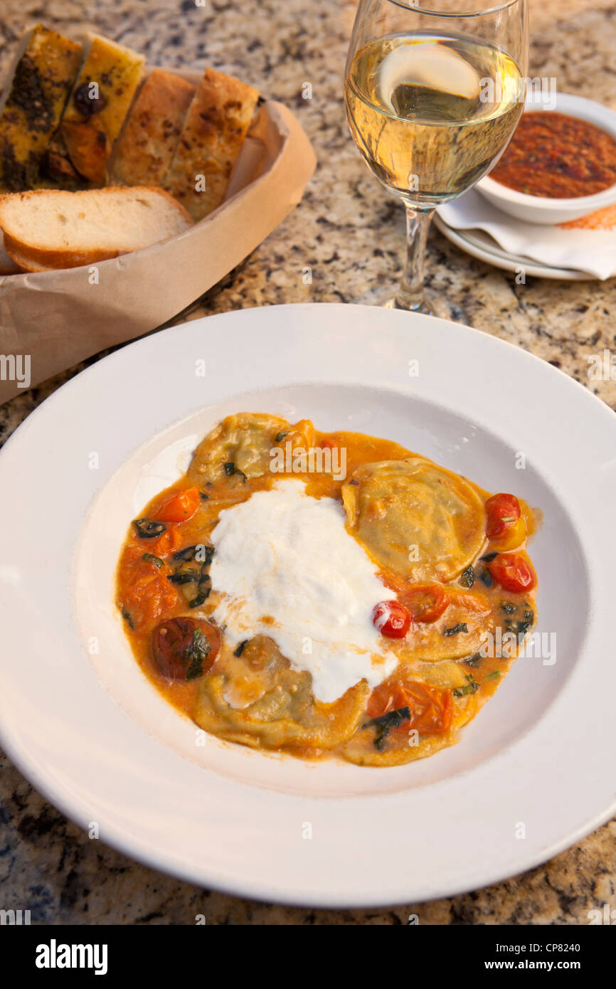 Chicken Ravioli, Cafe Fiore, Ventura, California, United States of ...