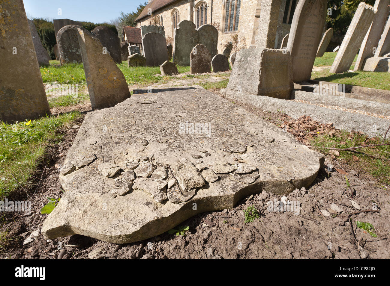 Vandalism in village churchyard, keepers of the grave devastated by ...