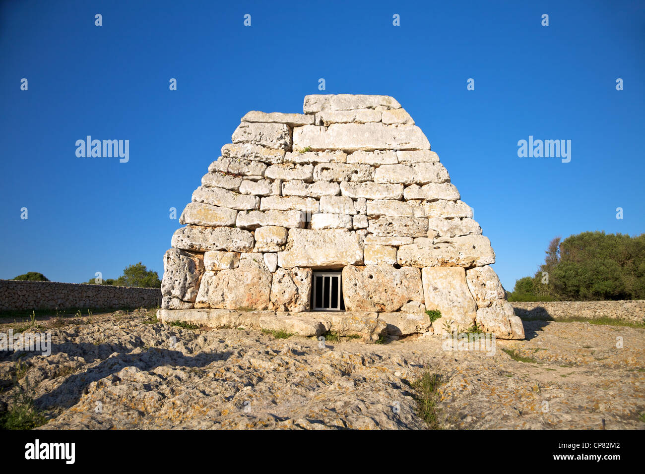 Prehistoric naveta des tudons menorca hi-res stock photography and ...