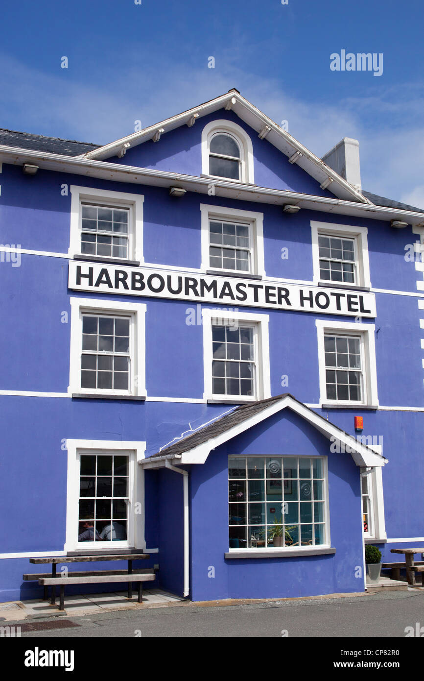 The Harbourmaster Hotel Aberaeron Stock Photo - Alamy