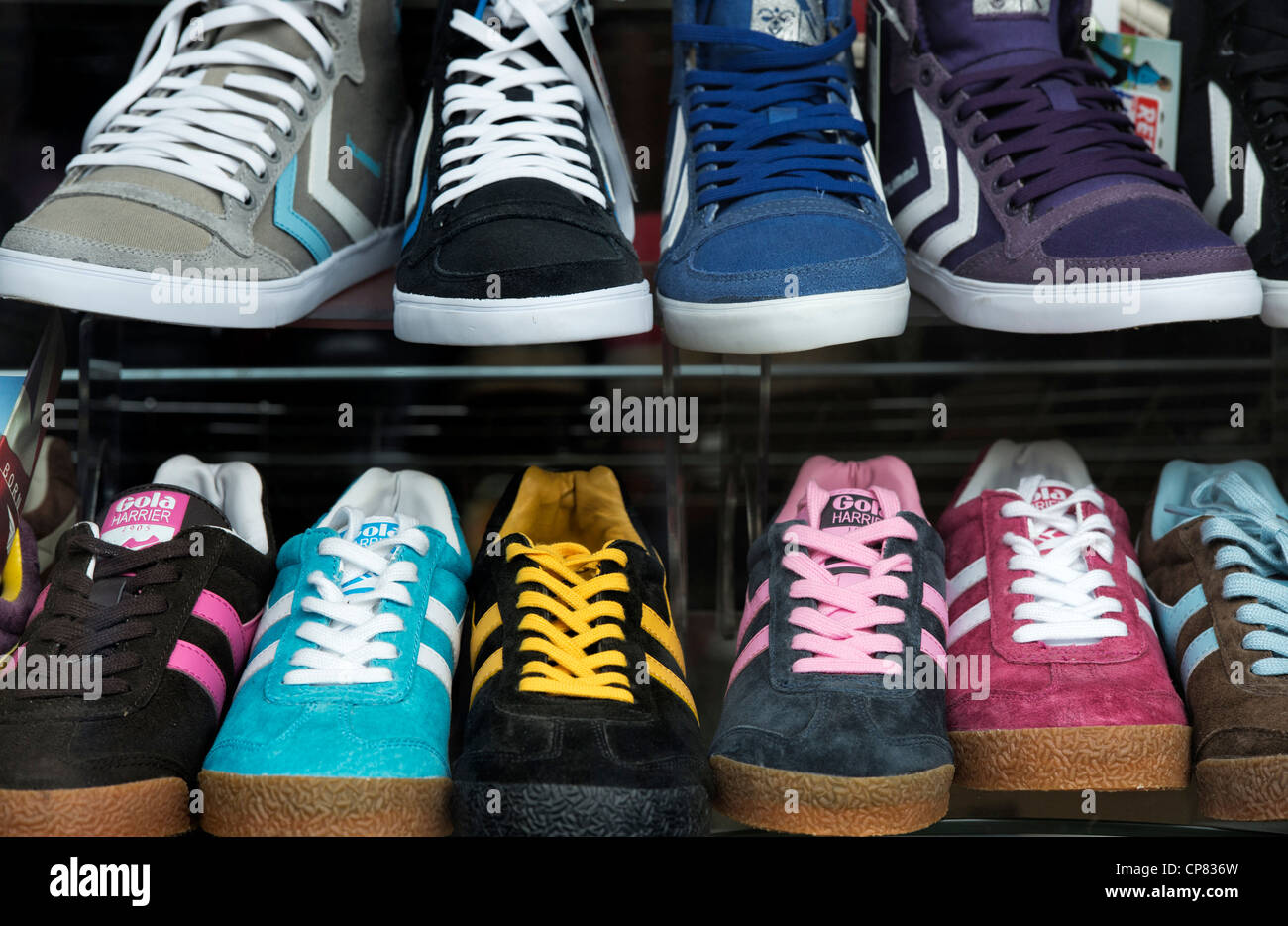 Gola Harrier Trainers pattern Stock Photo - Alamy