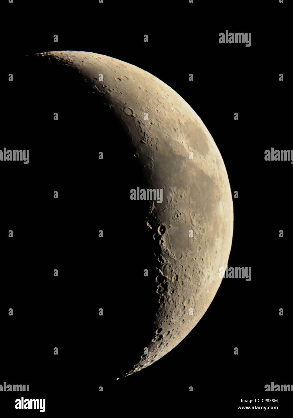 Moon through a telescope hi-res stock photography and images - Alamy