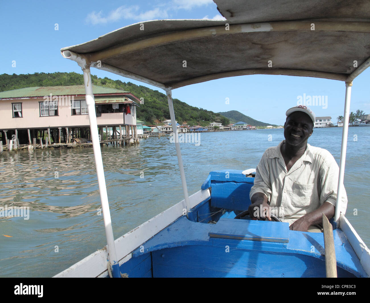Caribbean black man fishing boat hi-res stock photography and images ...
