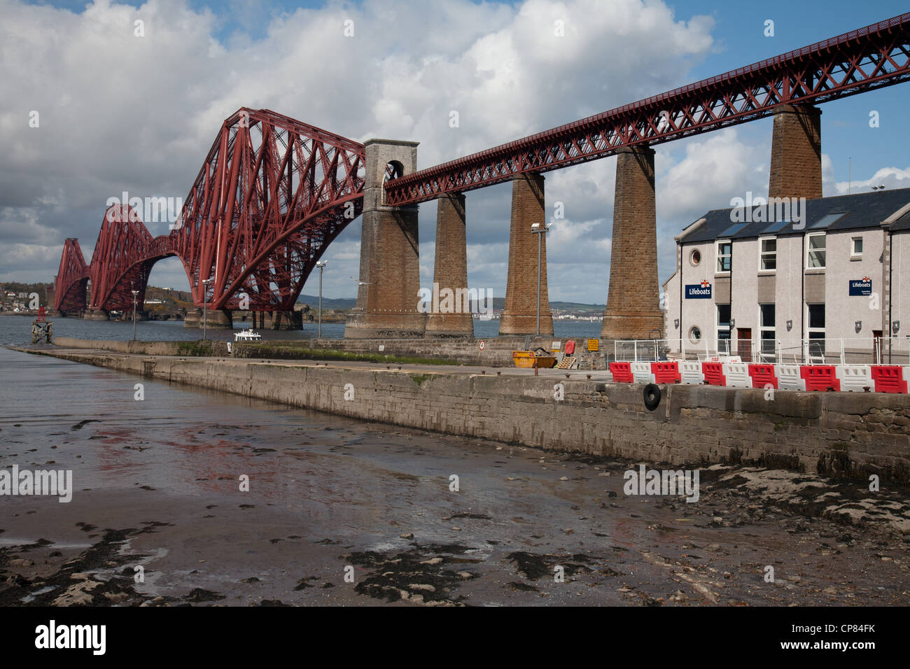 Forth Rail Bridge Firth of Forth Queensferry Edinburgh Scotland United ...
