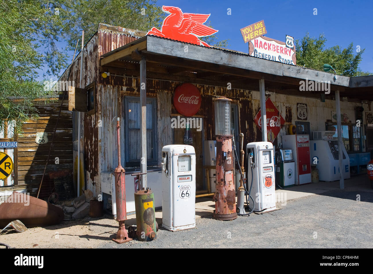 The general store at Hackberry, on Historic Route 66, Arizona, United ...
