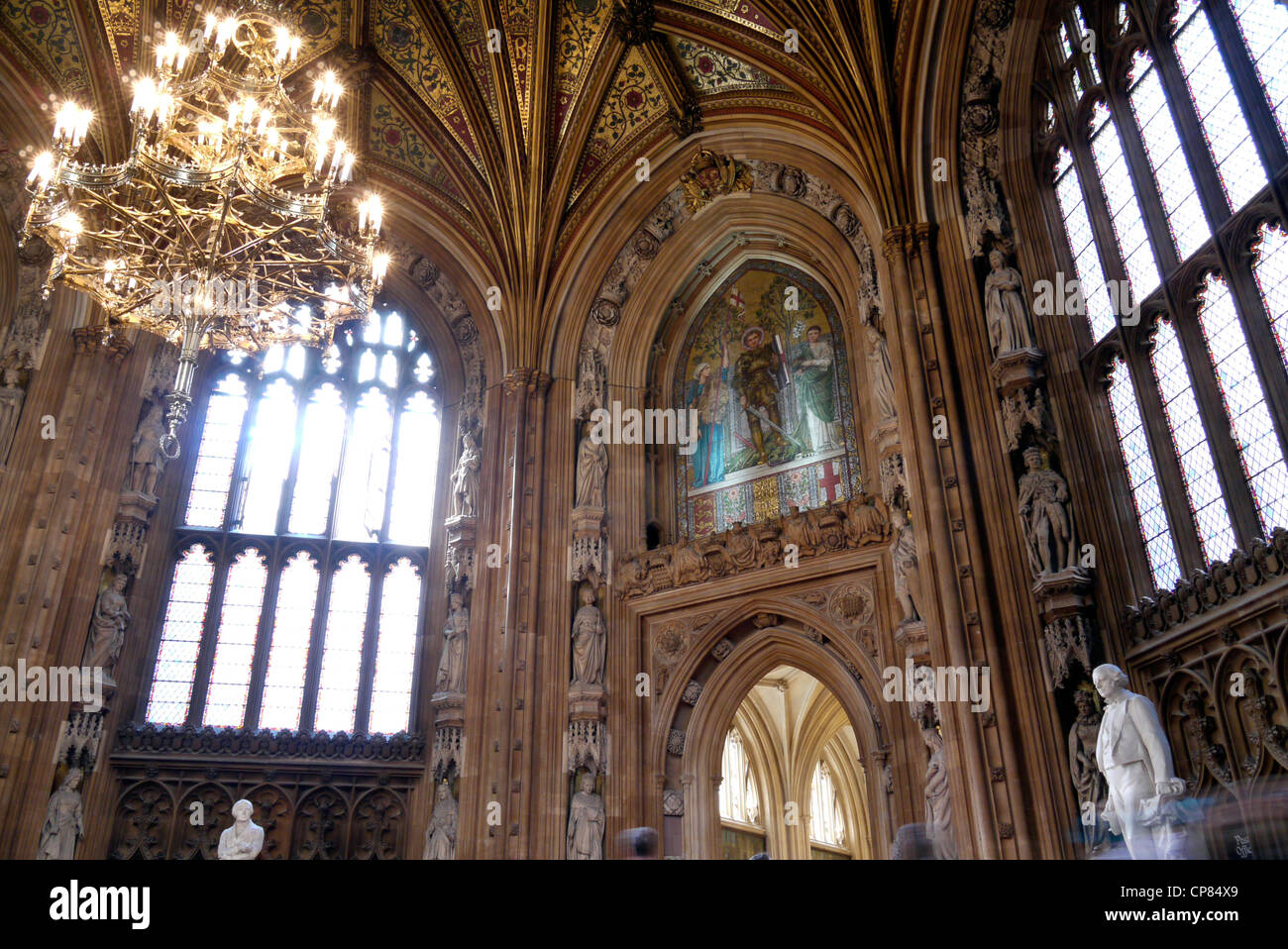 London palace of westminster lobby hi-res stock photography and images ...