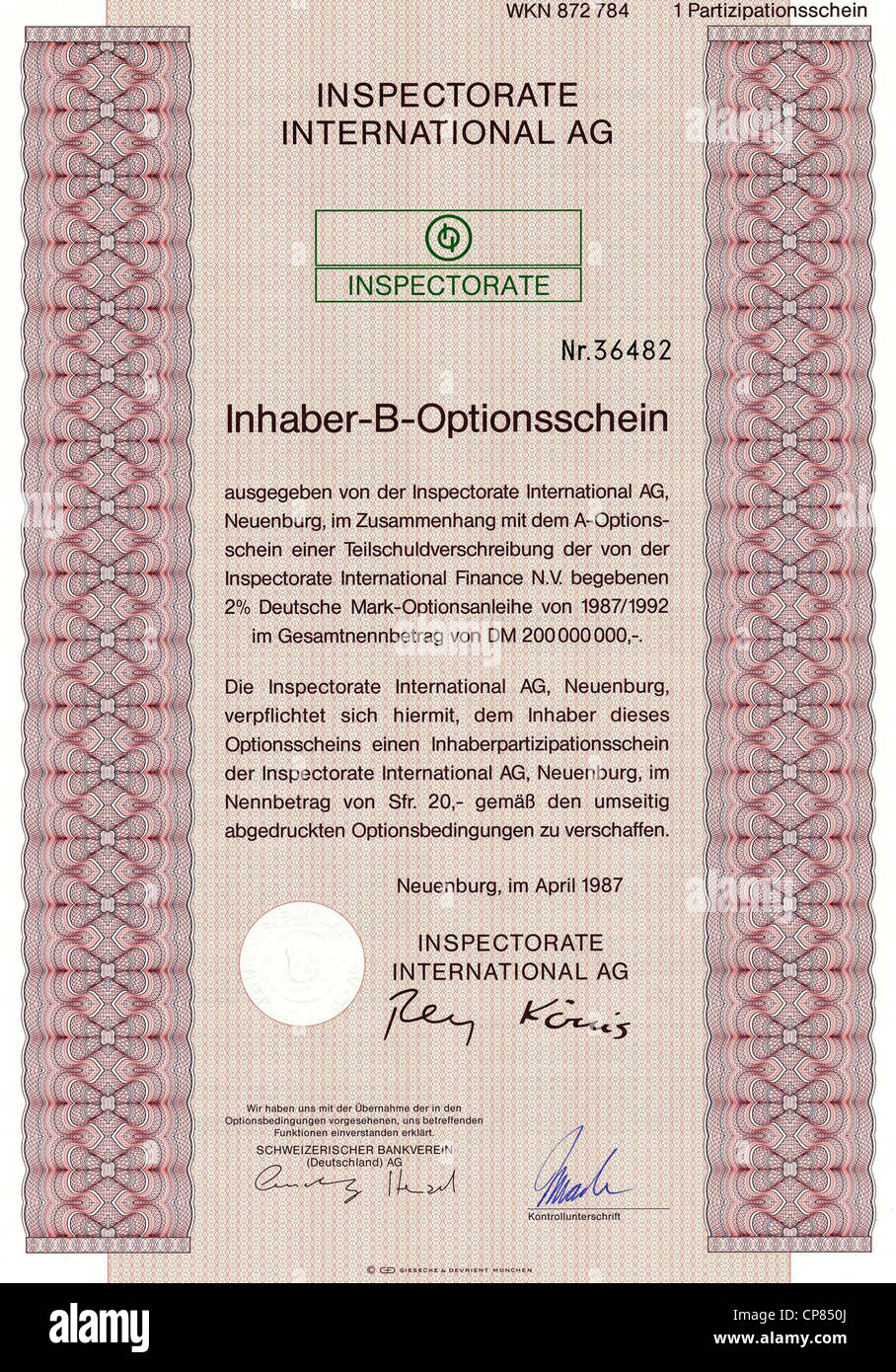 From stock certificates hi-res stock photography and images - Alamy