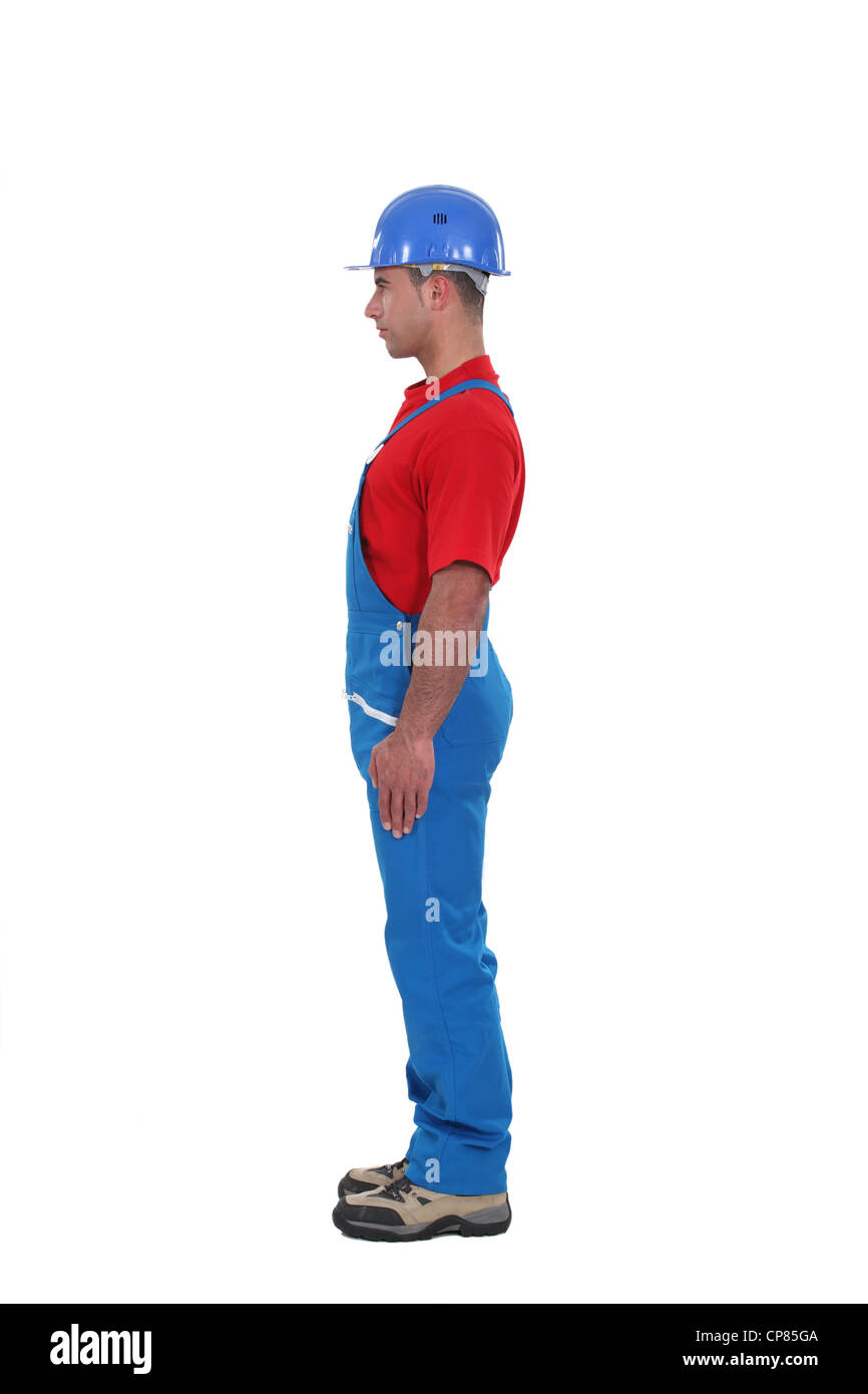 Young electrician man in Cut Out Stock Images & Pictures - Alamy