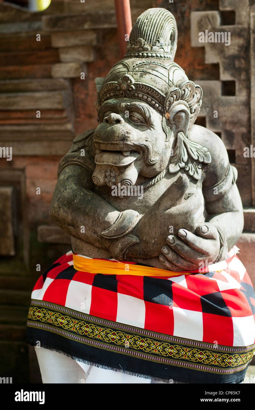 Statue of Balinese demon in Ubud, Indonesia Stock Photo - Alamy