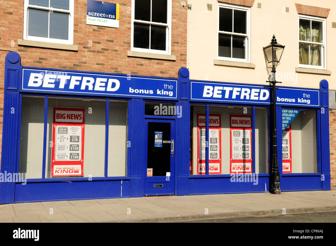 Howden East Riding Yorkshire England.Betfred on the High Street Stock ...