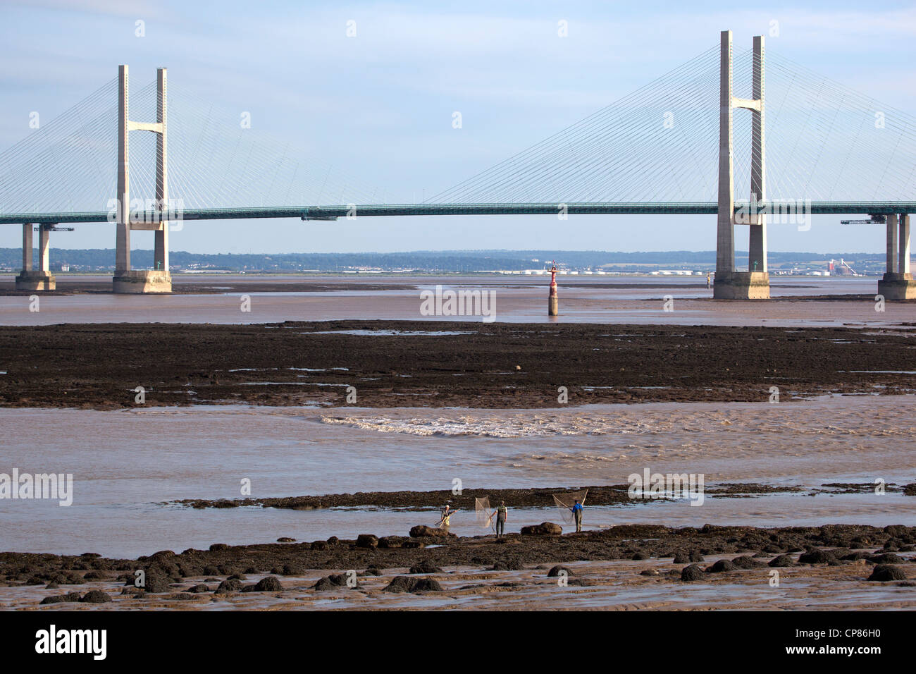 Lave Net Fishermen Severn Estuary Wales Stock Photo - Alamy
