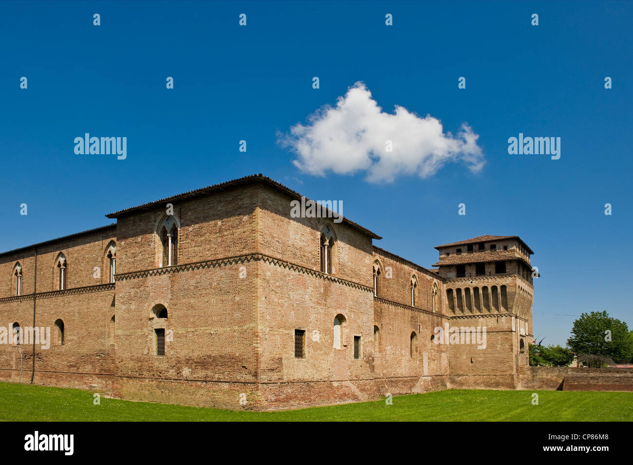 Italy, Lombardy, Visconteo castle Stock Photo - Alamy