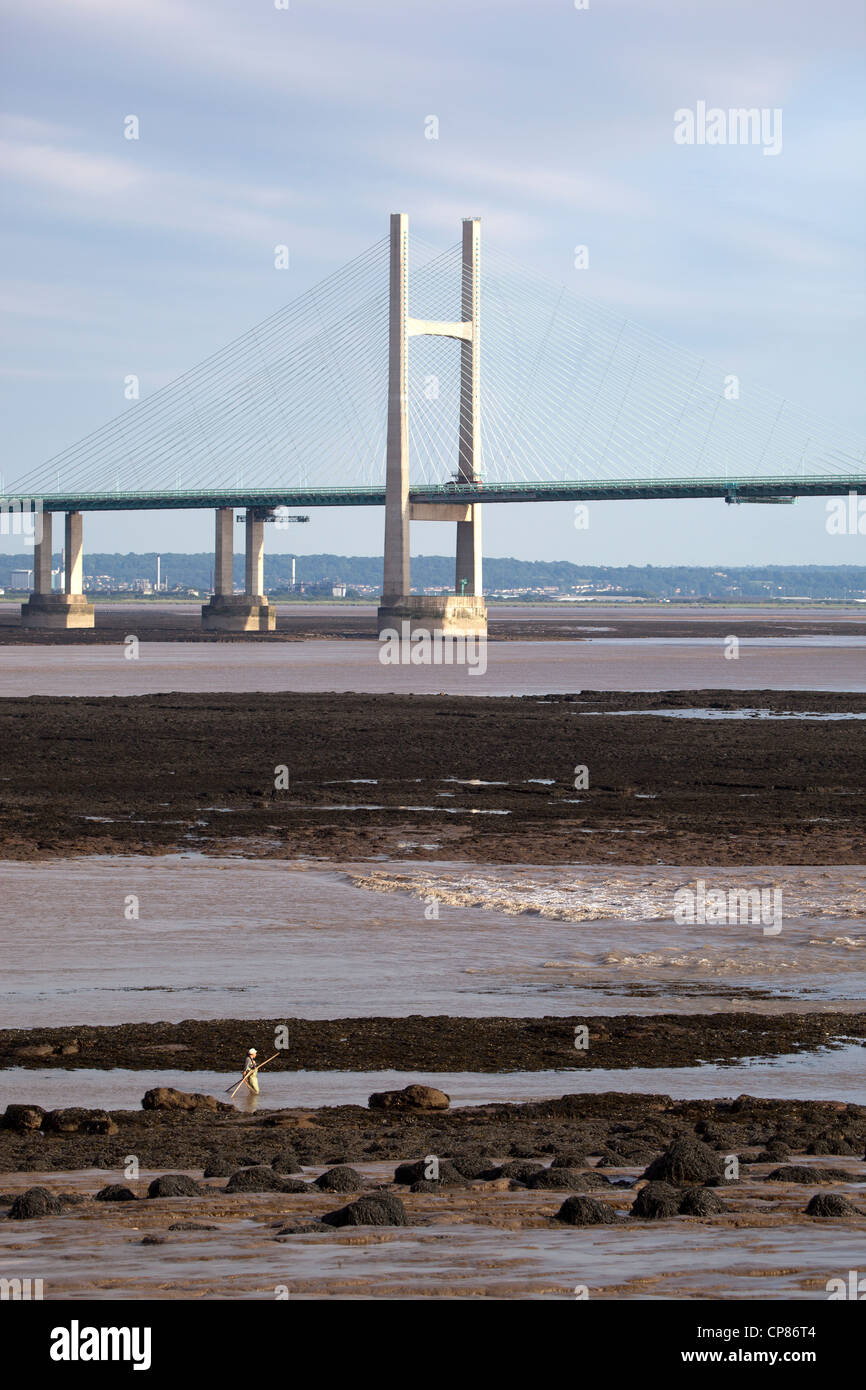 Lave Net Fishermen Severn Estuary Wales Stock Photo - Alamy