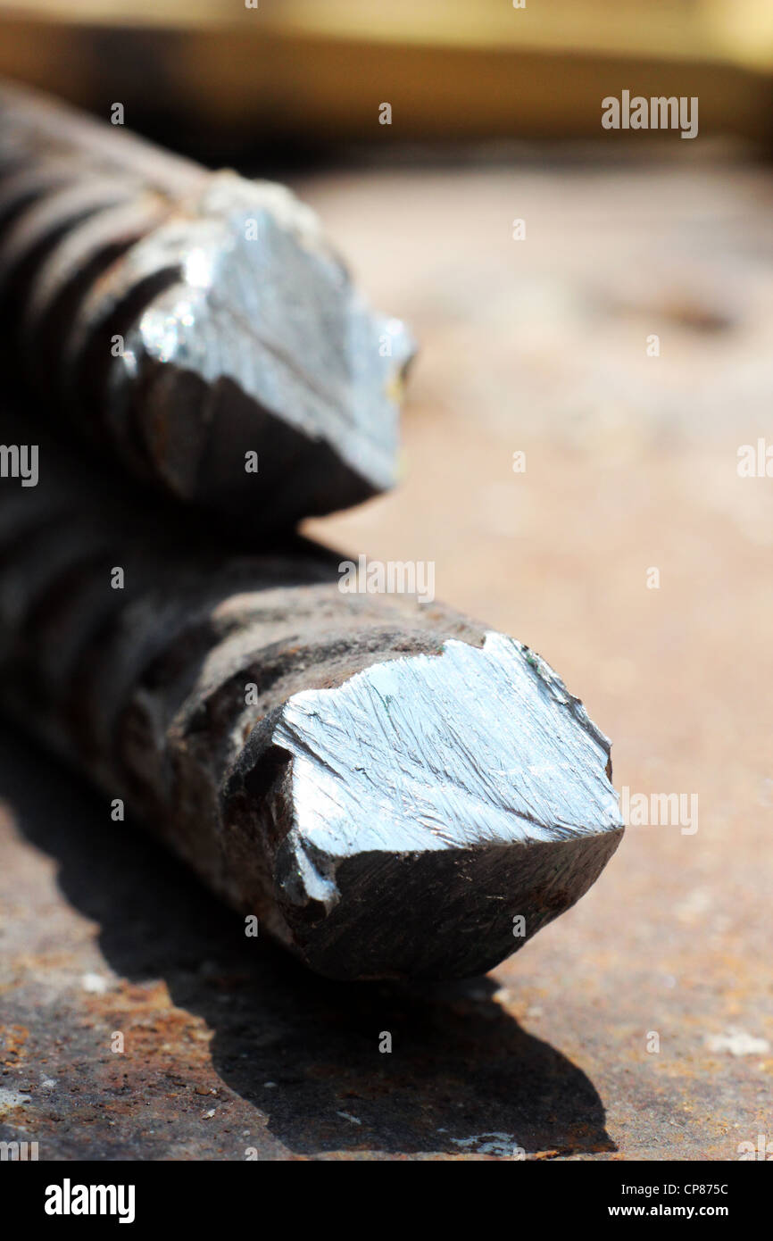Steel. Construction rods Stock Photo - Alamy