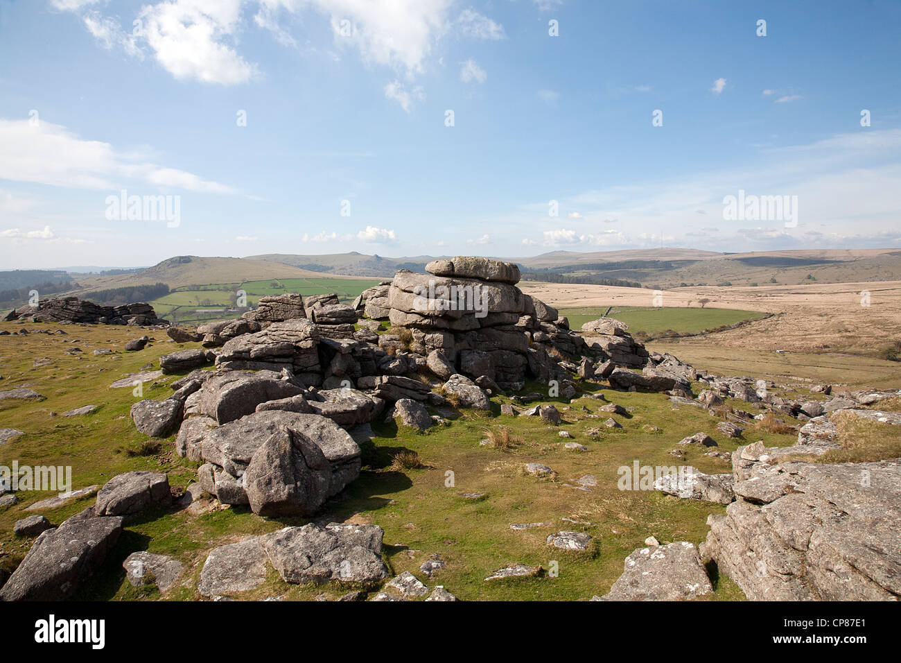 Gutter Tor, Dartmoor Stock Photo - Alamy
