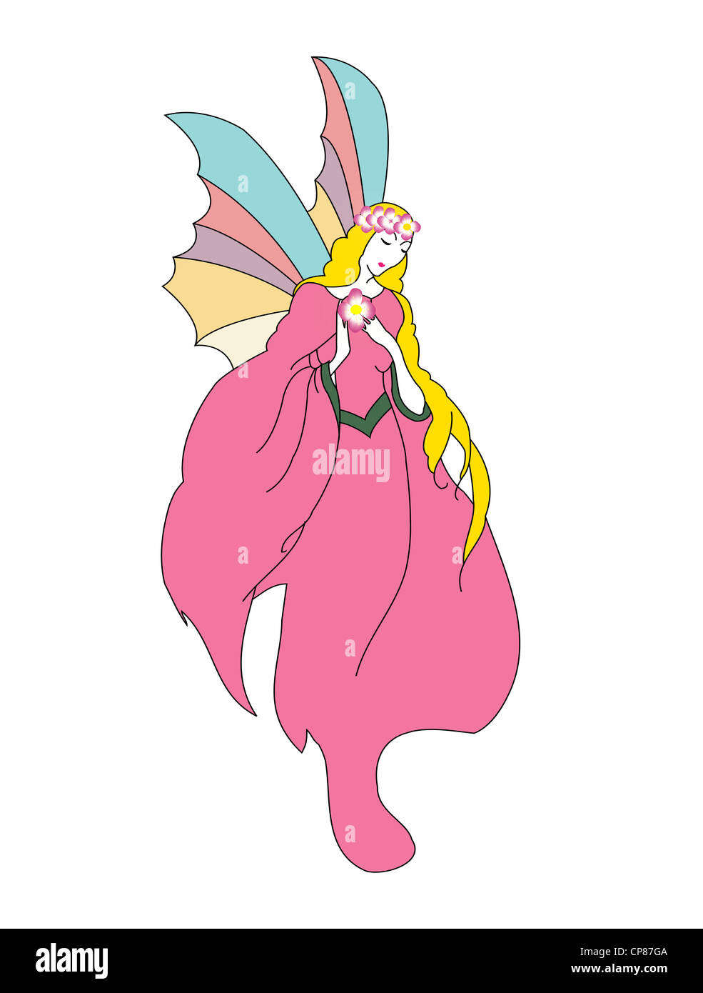 Illustration of a fairy Stock Photo - Alamy