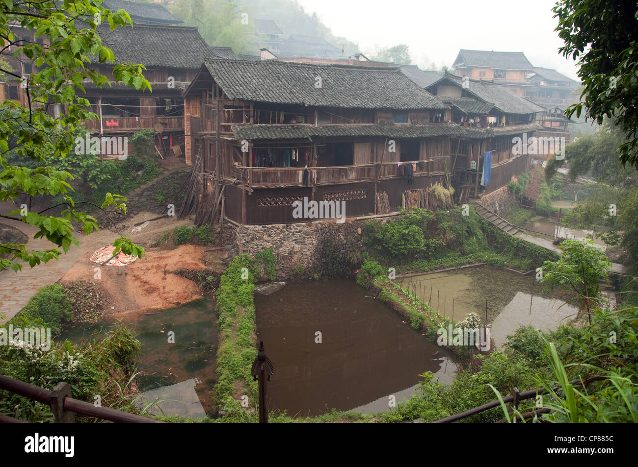 Dong traditional village, Chengyang Stock Photo - Alamy