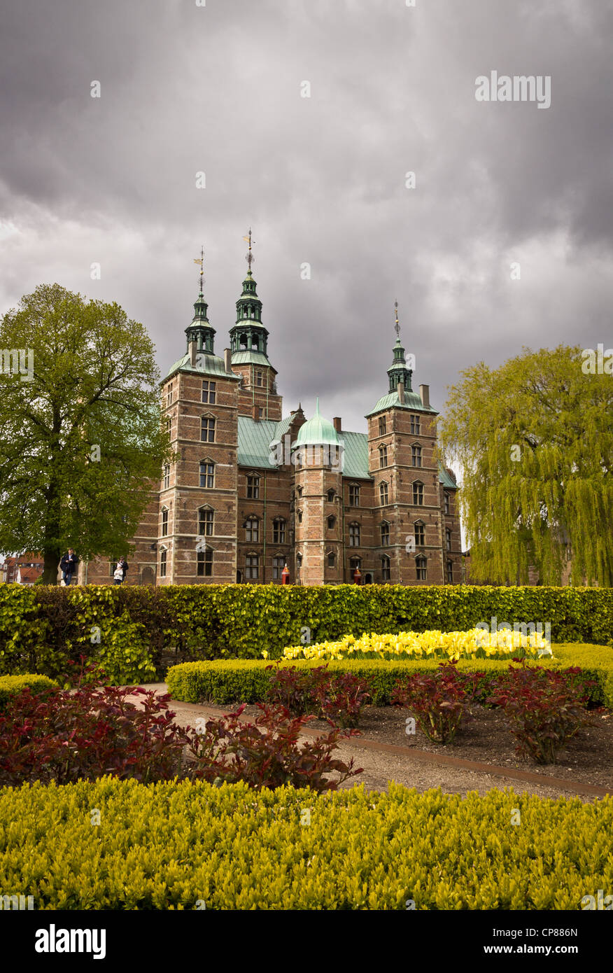 Rosenborg Slot Castle as seen from the garden Stock Photo - Alamy