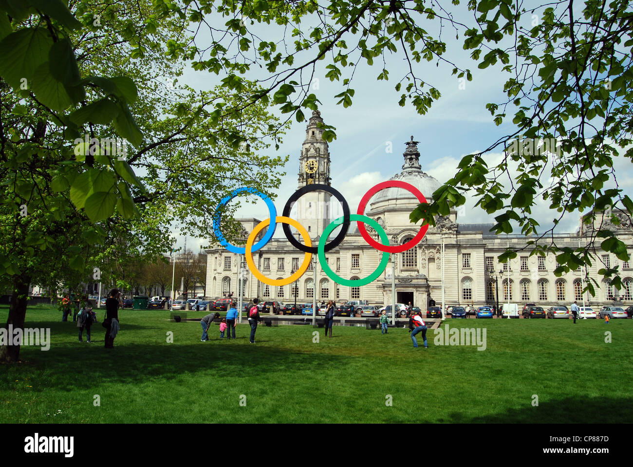 Olympic games rings hi-res stock photography and images - Alamy