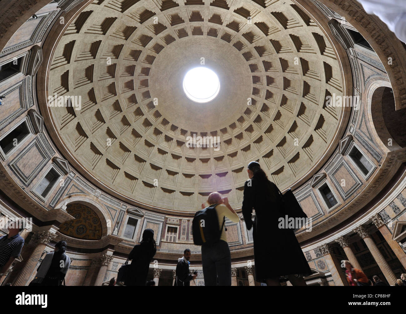 Top of the Pantheon in Rome, Italy Stock Photo - Alamy