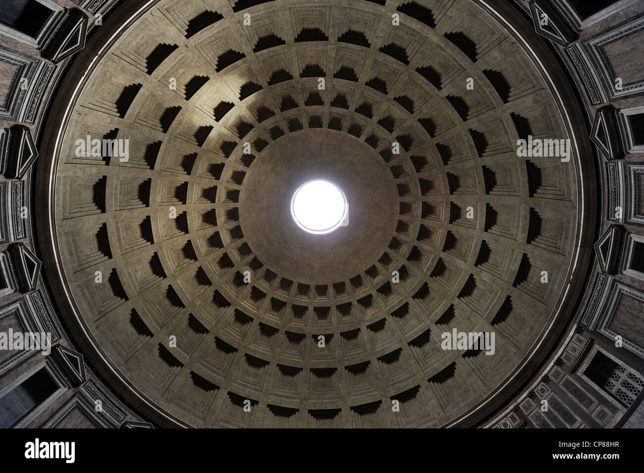 Top of the Pantheon in Rome, Italy Stock Photo - Alamy