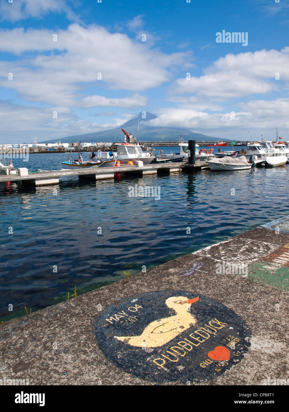 Azores faial island horta marina hi-res stock photography and images ...