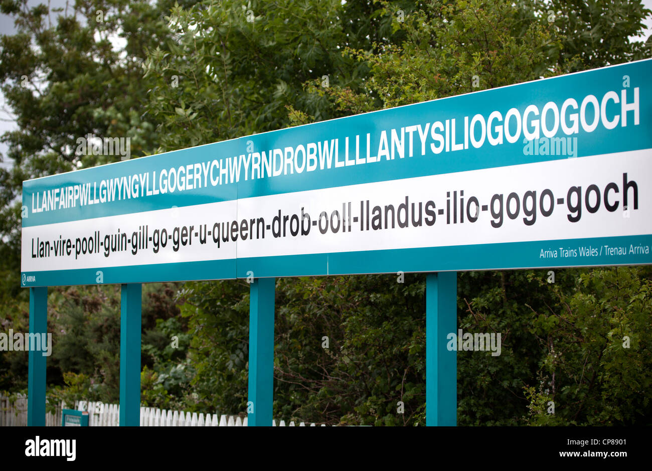Llanfair pg railway station anglesey hi-res stock photography and ...