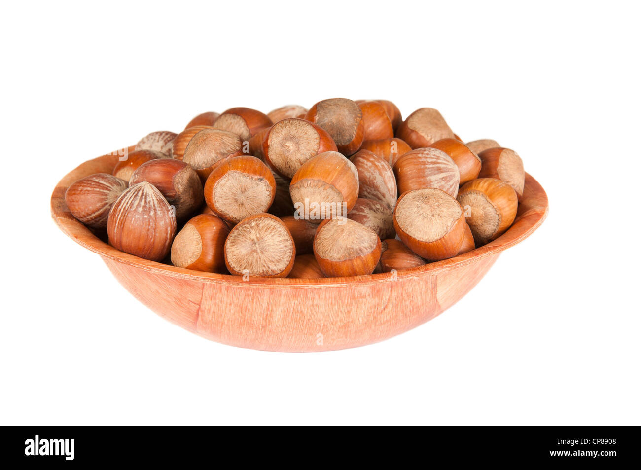Hazelnuts in a bowl Stock Photo - Alamy