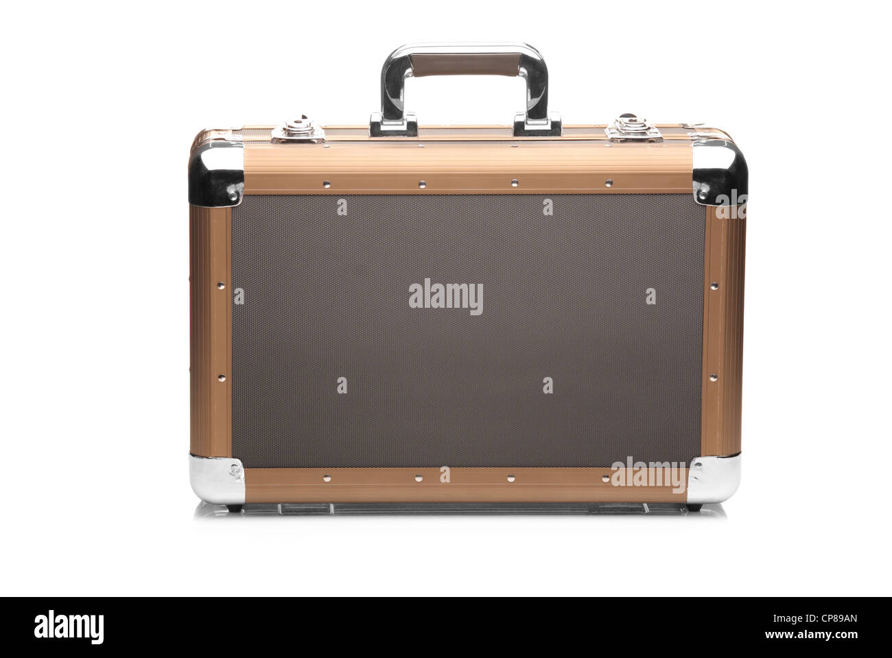 A studio shot of a suitcase isolated against white background Stock ...