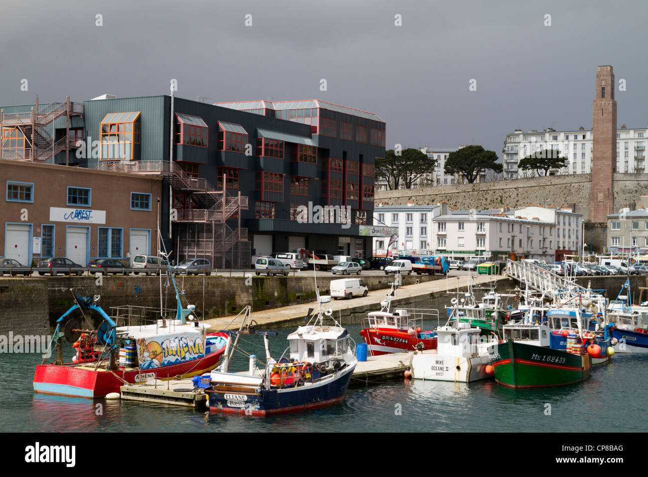port of Brest Brittany France Stock Photo - Alamy