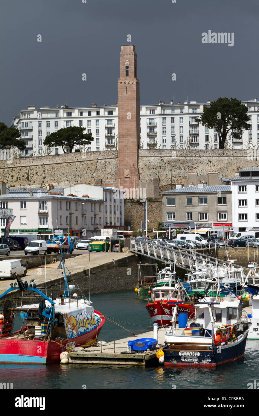 port of Brest Brittany France Stock Photo - Alamy