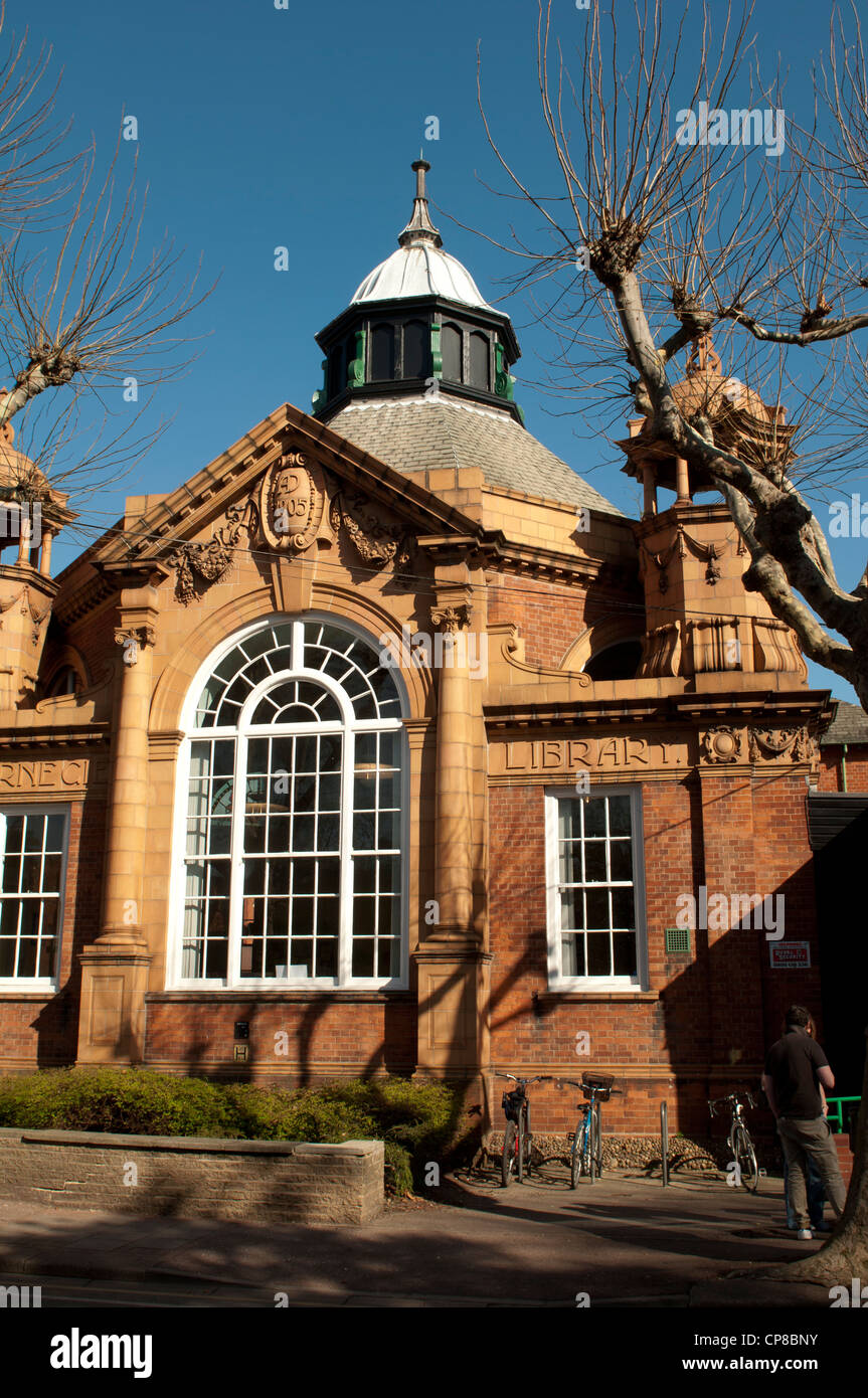 Carnegie Library building, Loughborough, Leicestershire, England, UK ...