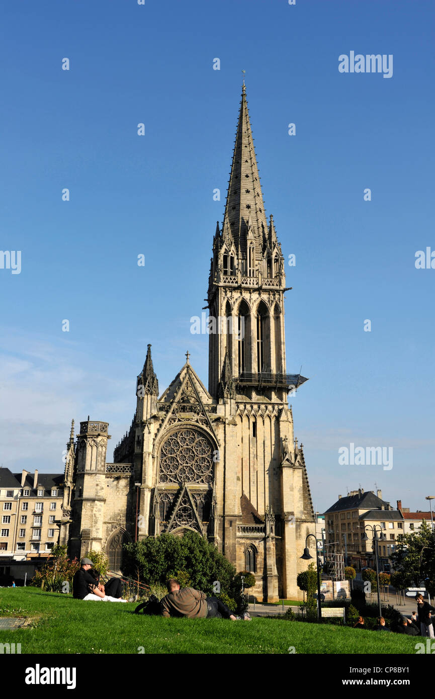 France, Calvados, Caen, Saint Pierre church Stock Photo - Alamy