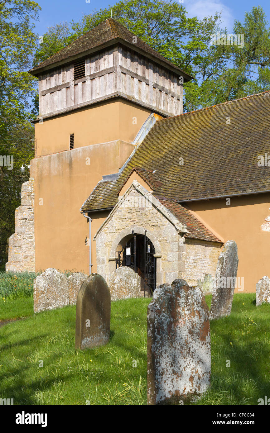 The church of St James in Shipton Shropshire Stock Photo - Alamy