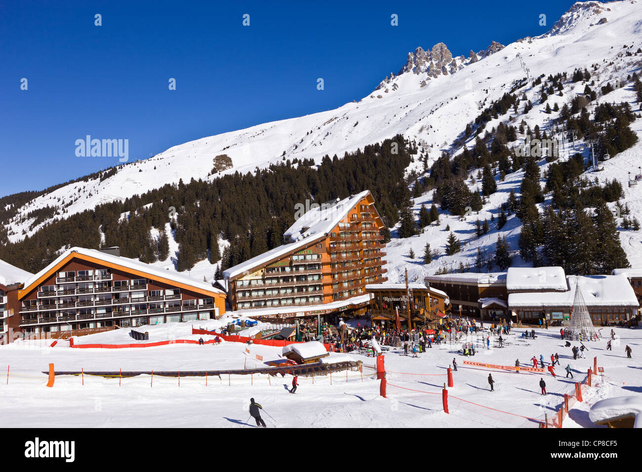 Méribel ski resort architecture hi-res stock photography and images - Alamy