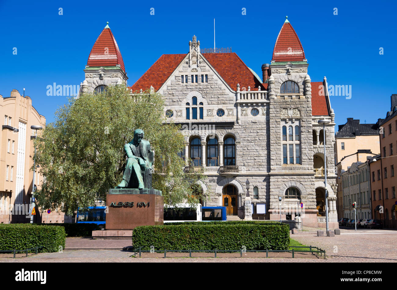 National Theatre of Finland. Helsinki Stock Photo - Alamy